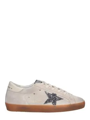 GOLDEN GOOSE Distressed Leather Low-top Sneakers - Grey