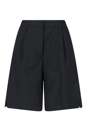 Herno Tailored Wool-blend Trousers - Black