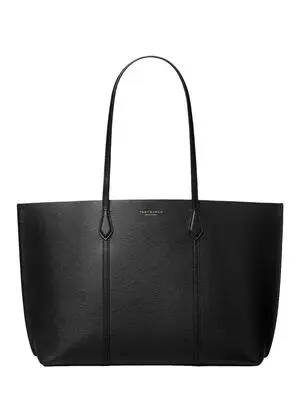 Tory Burch Perry Leather Tote - Black