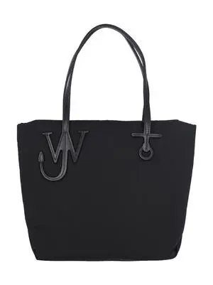 JW ANDERSON J.W. Anderson Polished Calf Leather-Trim Shoulder Bag