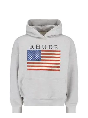 Rhude Cotton-blend Crewneck Sweater - Grey