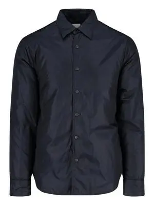 Aspesi Technical Button-up Shirt Jacket - Black