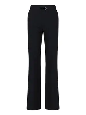 DIESEL® Tailored Wool-blend Stretch Trousers - Black