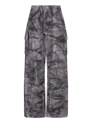 ADIDAS ADIDAS Wide-Leg Cargo Pants With Utility Pockets And Washed Finish