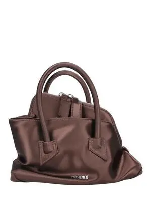 Attico Structured Mini Bag In Acetate And Polyamide - Brown