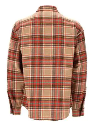 Dsquared2 Plaid Flannel Button-up Shirt - Beige