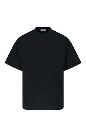 JIL SANDER Essential Cotton T-shirt - Black