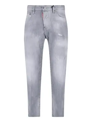 Dsquared2 Modern Stretch Cotton Jeans - Grey