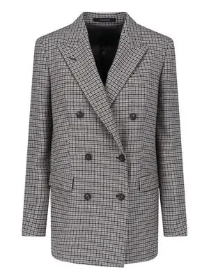 TAGLIATORE TAGLIATORE Double Breasted Wool-Blend Jacket