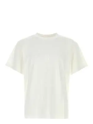 MAISON MARGIELA Mm6 Maison Margiela Graphic Long Sleeve T-Shirt White