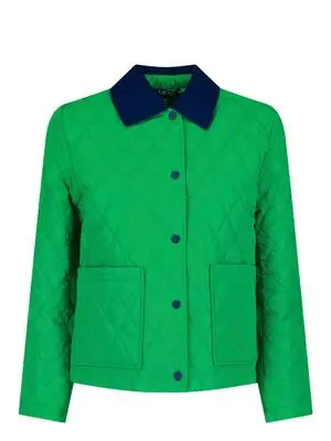 Ralph Lauren Quilted Collared Jacket - Green