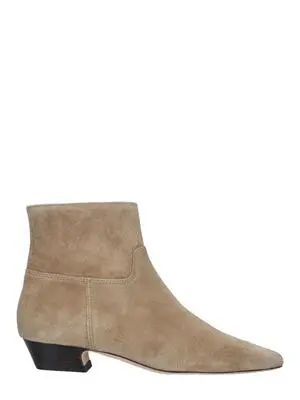 STUART WEITZMAN Calf Leather Ankle Boots - Beige