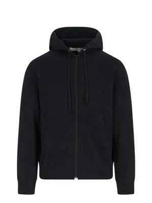 Play Comme Des Garcon Graphic Heart Logo Cotton Crewneck Sweatshirt - Black