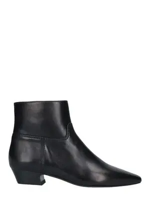 STUART WEITZMAN Lamb Leather Chelsea Boots - Black