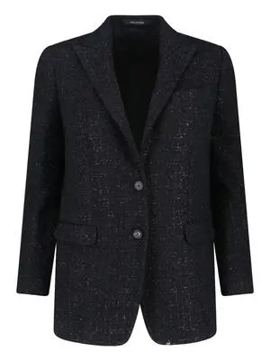 Tagliatore Wool, Cotton & Polyamide Jacket - Black