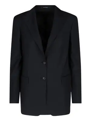 Tagliatore Tagliatore Women's Tailored Single-Breasted Blazer Black