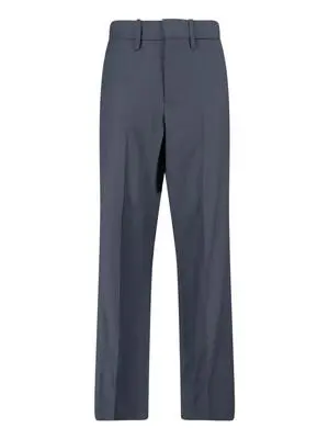 BERNER KUHL Virgin Wool Trousers - Grey