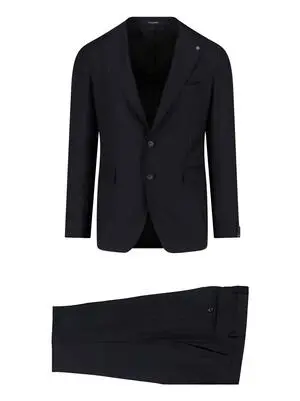 Tagliatore Tailored 100% Virgin Wool Dress - Black