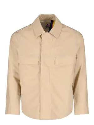 K-WAY Lightweight Cotton Jacket - Beige
