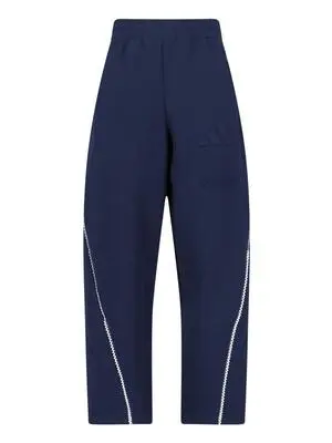 Adidas Cotton Blend Trousers - Blue