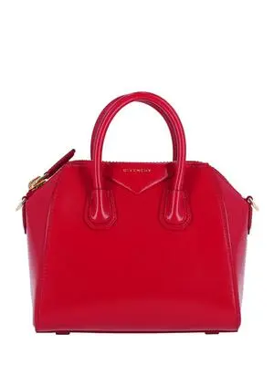 Givenchy Calf Leather Shoulder Bag With Zamak Hardware - Red