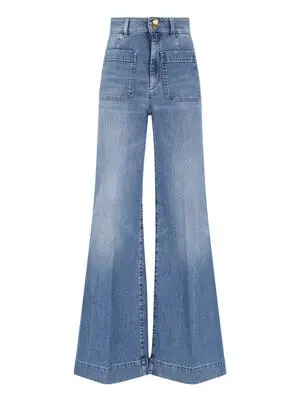Seafarer Stretch Cotton Denim Jeans - Blue