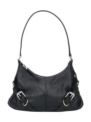 Givenchy Givenchy Lamb & Calf Leather Shoulder Bag With Brass Hardware Black
