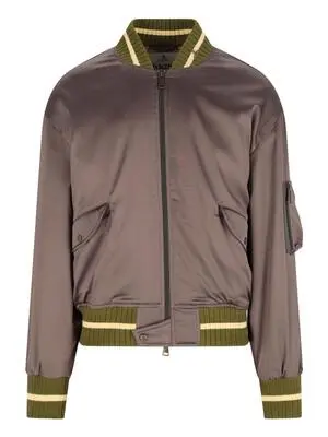 VIVIENNE WESTWOOD Zip-up Bomber Jacket - Beige
