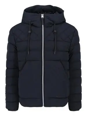 Mackage Quilted Hooded Puffer Jacket With Drawstring - Black