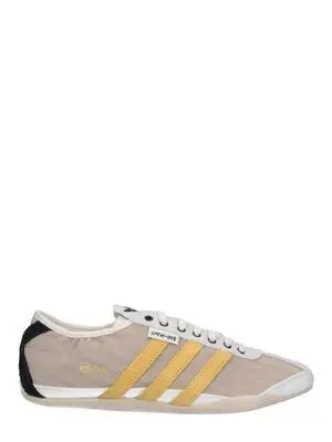 Adidas Leather & Textile Sneakers With Rubber Sole - Beige