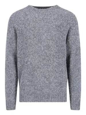 Howlin' Fine Wool Crewneck Sweater - Grey