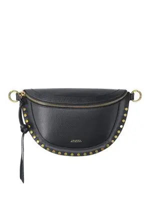 ISABEL MARANT ÉTOILE ISABEL MARANT Studded Cowhide Leather Crossbody Bag