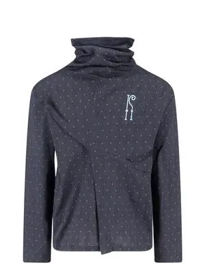 KIKO KOSTADINOV Knit Cotton Sweatshirt - Black