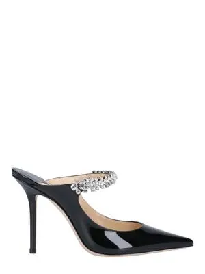 JIMMY CHOO Heeled Sandals With Embellished Strap - Black