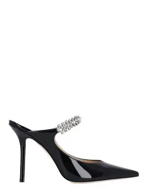 JIMMY CHOO Heeled Sandals With Embellished Strap - Black