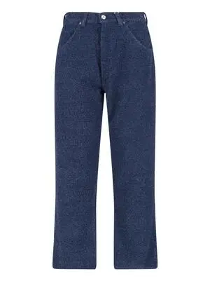 VIVIENNE WESTWOOD Stretch Cotton Blend Trousers - Blue