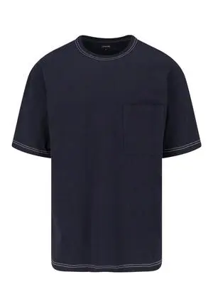 LEMAIRE Cotton-linen Jersey T-shirt - Black