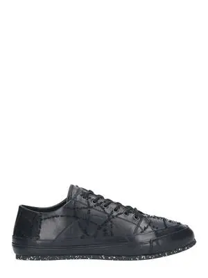KIKO KOSTADINOV Calf Leather Lace-up Sneakers With Rubber Sole - Black