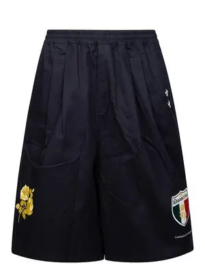 ADIDAS X WILLY CHAVARRIA Long Short In 100% Cotton - Nero