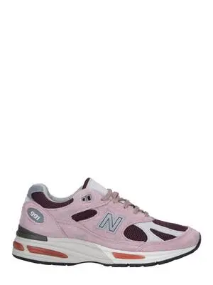 NEW BALANCE Suede & Mesh Sneakers - Pink