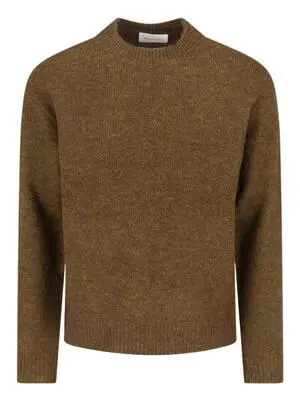 BERNER KUHL Alpaca Wool Blend Crewneck Sweater - Green