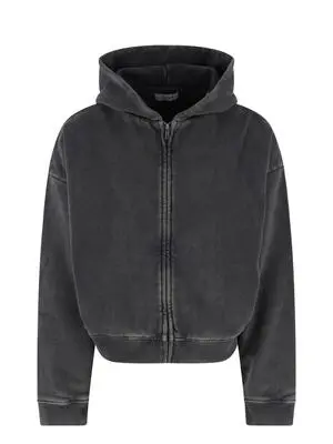 ENTIRE STUDIOS Organic Cotton Zip-up Hoodie - Black