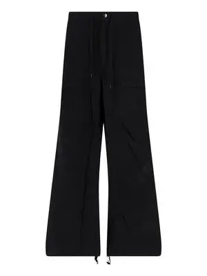 ENTIRE STUDIOS Organic Cotton Cargo Trousers - Black