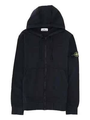 Stone Island Tech-utility Zip-up Hoodie - Blue