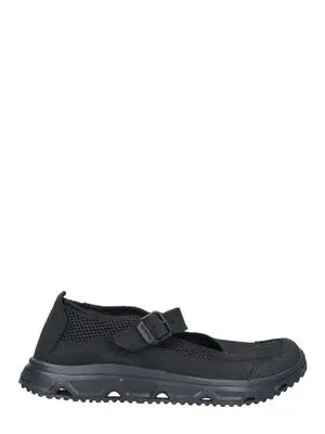 SALOMON 100% Leather Mary Jane Style Sneakers - Black