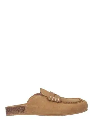 JW Anderson Lightweight Suede Leather Flat Shoes - Beige