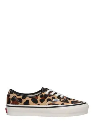 VANS Leopard Print Canvas Low Top Sneakers - Multicolour