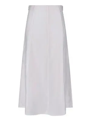 Calvin Klein Lyocell-blend Mini Skirt - White
