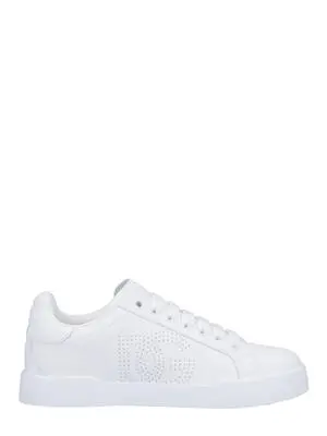 Dolce & Gabbana Calf Leather Sneakers - White