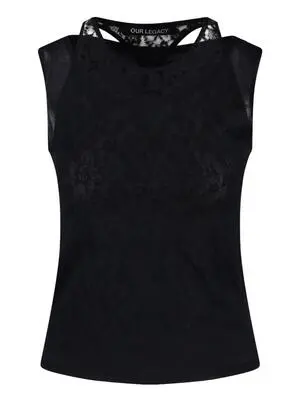 Our Legacy Stocking Jersey Top - Black